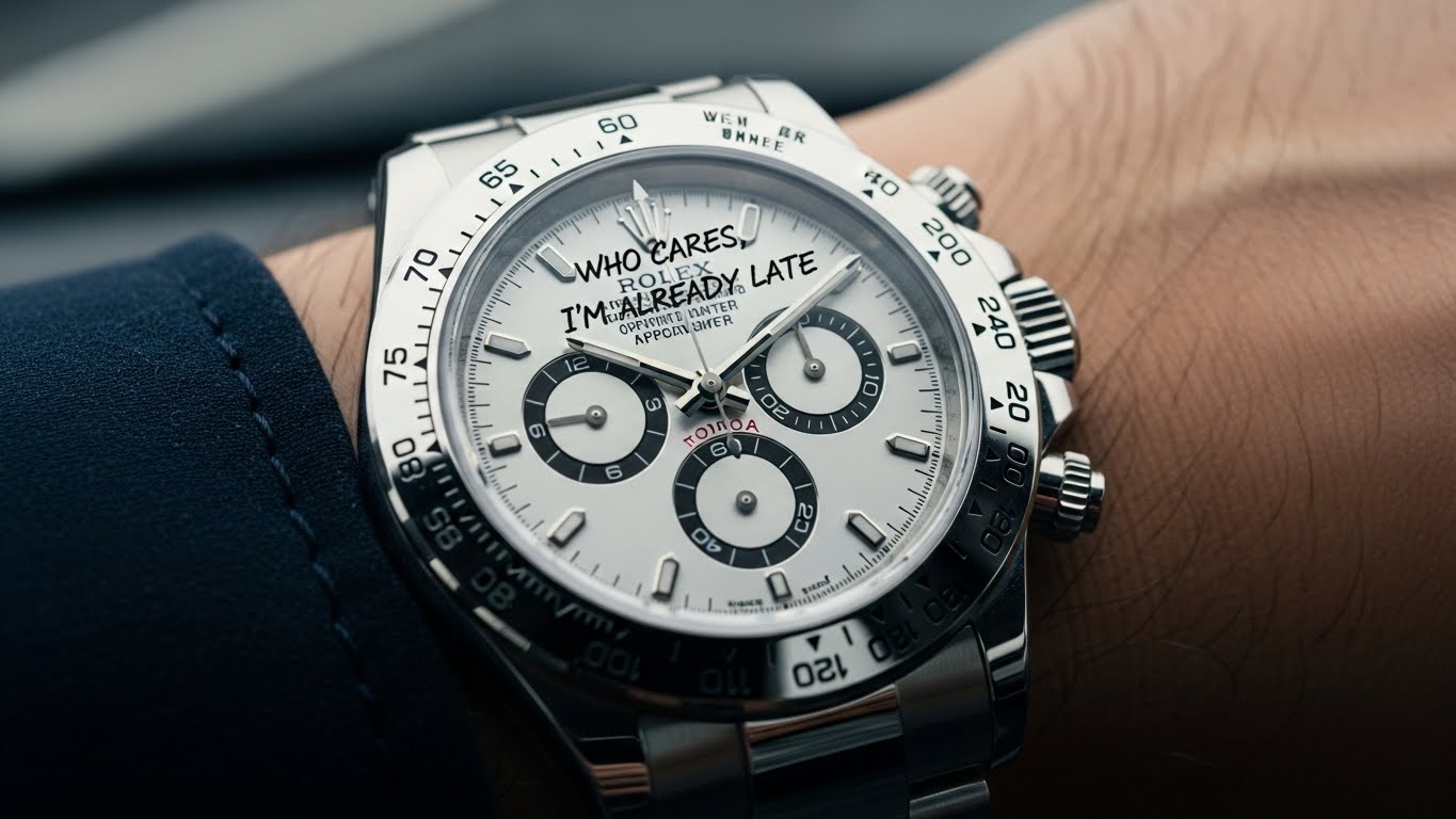 Who Cares I’m Already Late Rolex: Price, Meaning & Story